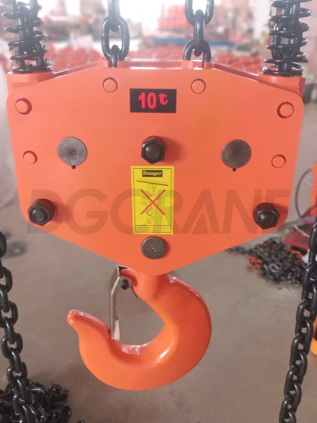 Two sets 10 ton and one set 5 ton Electric chain hoist exported to ...