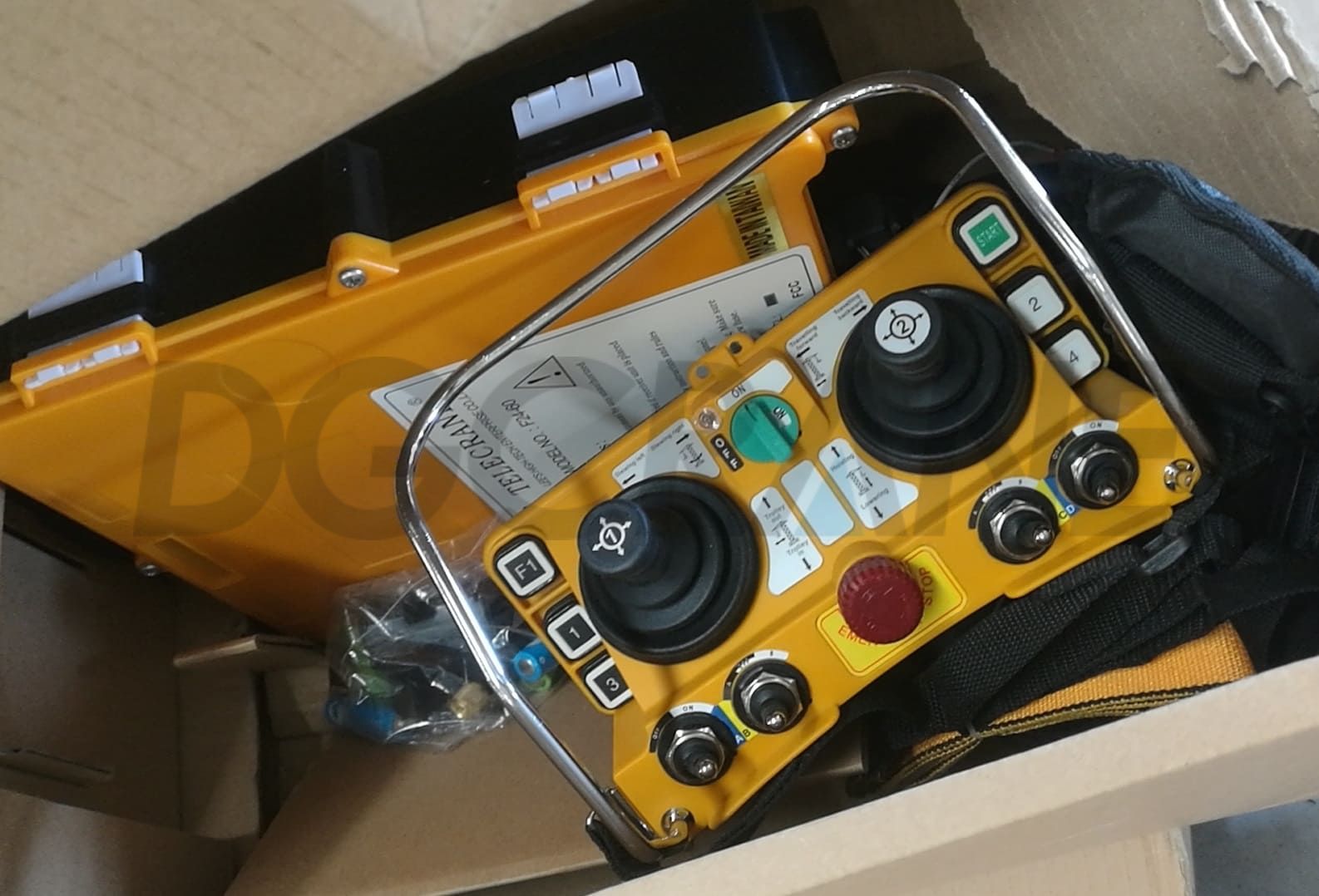 2 sets of 10Ton Single Girder Overhead Crane With 6 Sets Electric Chain ...