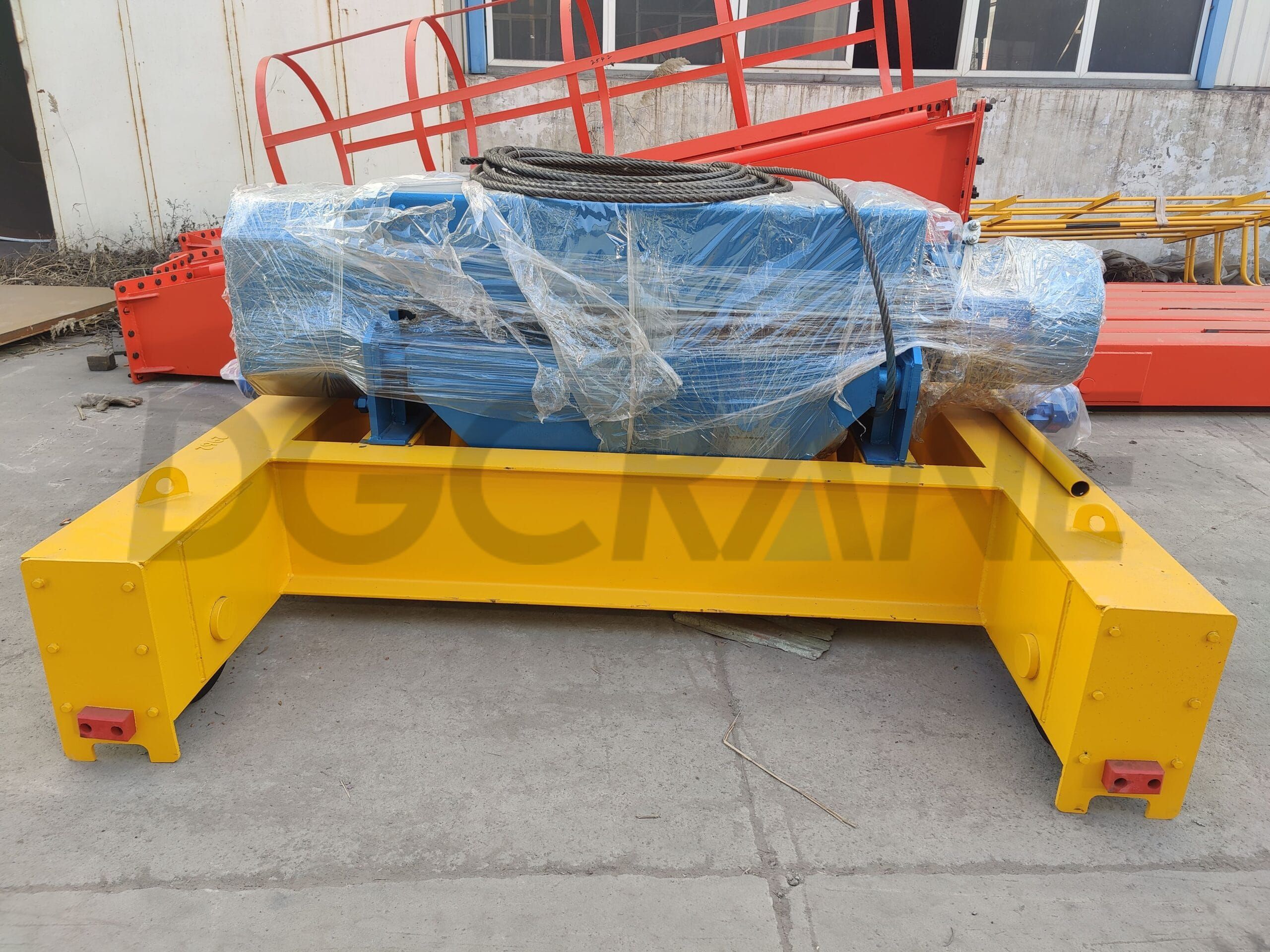 One Set 40 Ton Double Girder Overhead Crane For Sale to Peru | DGCRANE
