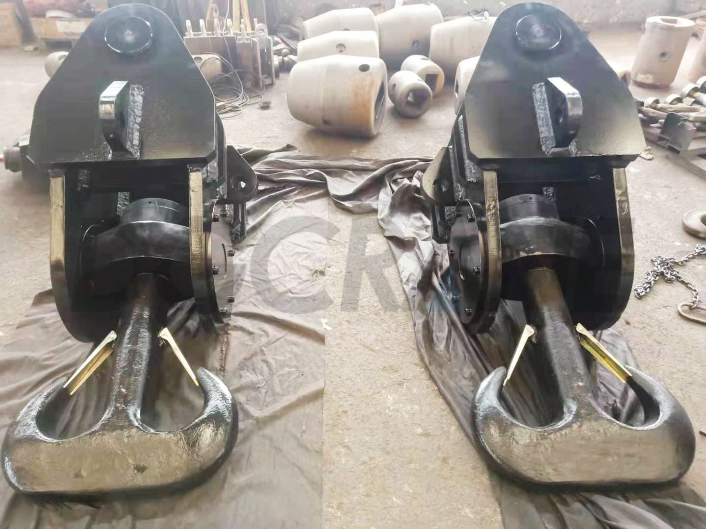 핀란드에 판매되는 70톤 크레인 후크 그룹 2세트 | DGCRANE