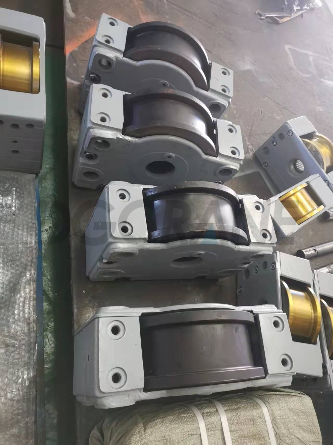 4pcs DRS250 Wheel Blocks Exported to Singapore | DGCRANE