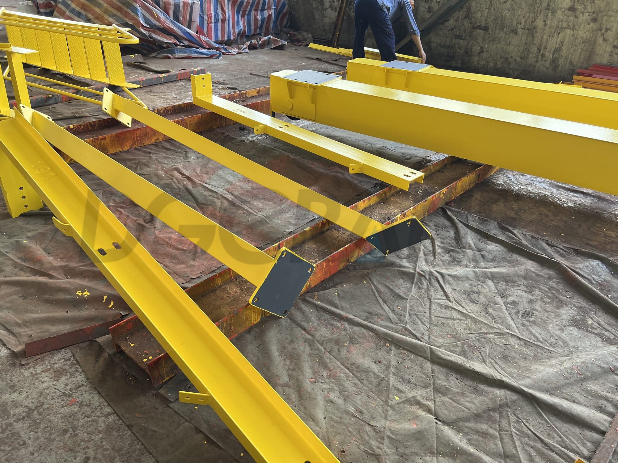 1 set low-temperature resistant gantry crane delivered to KZ(Kazakhstan ...