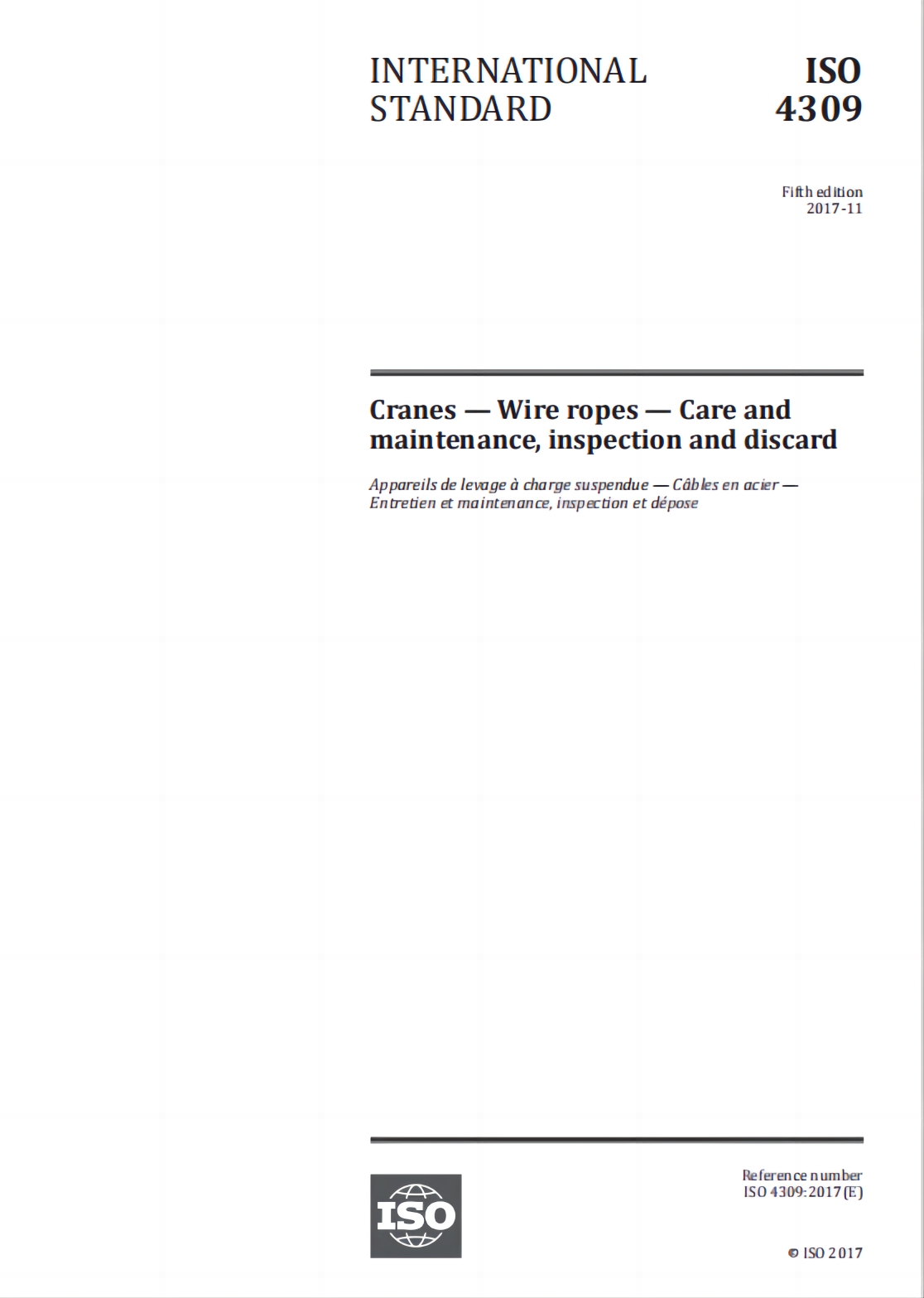 Free Download Pdf-ISO 4309 Cranes-Wire Ropes-Care And Maintenance ...
