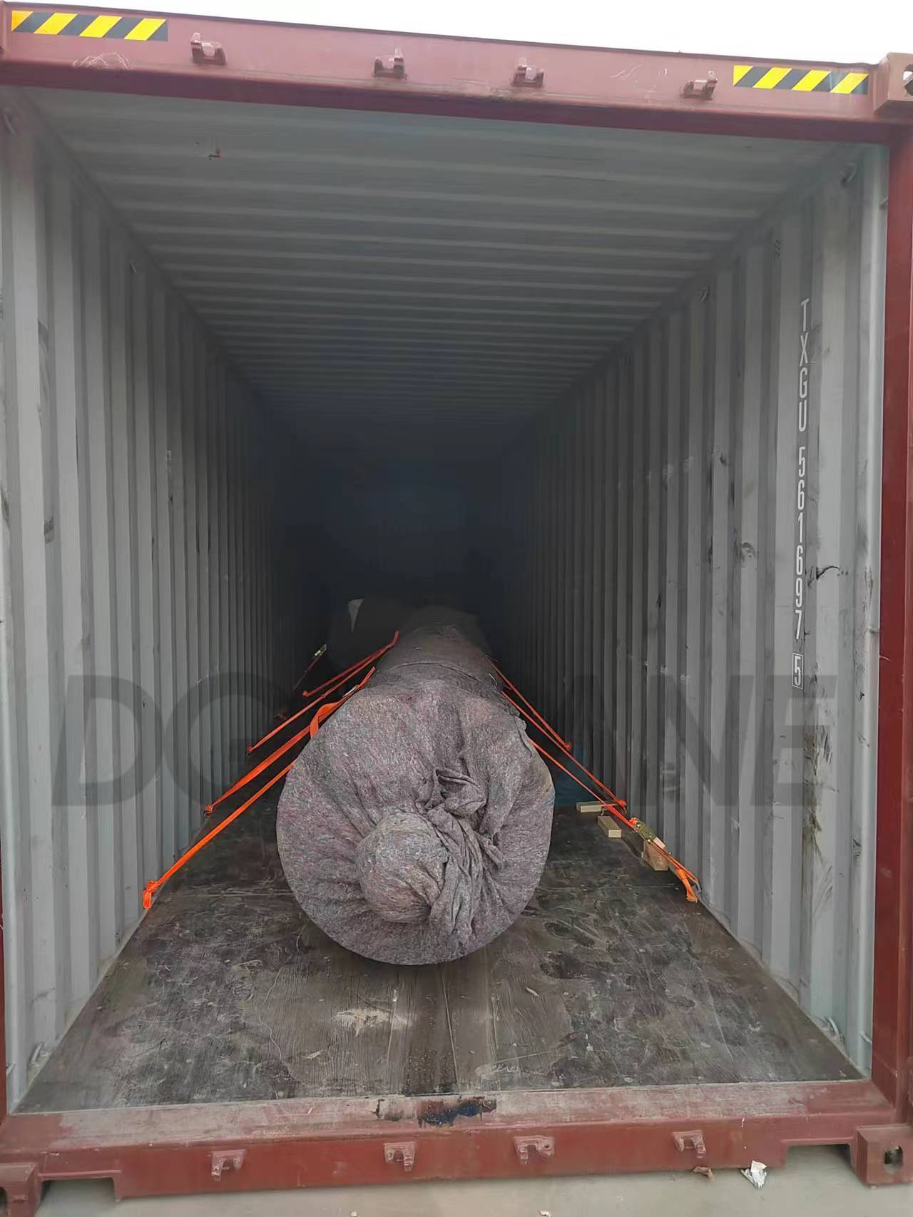 2 세트 와이어 로프 드럼이 그리스에 배송됨 | DGCRANE