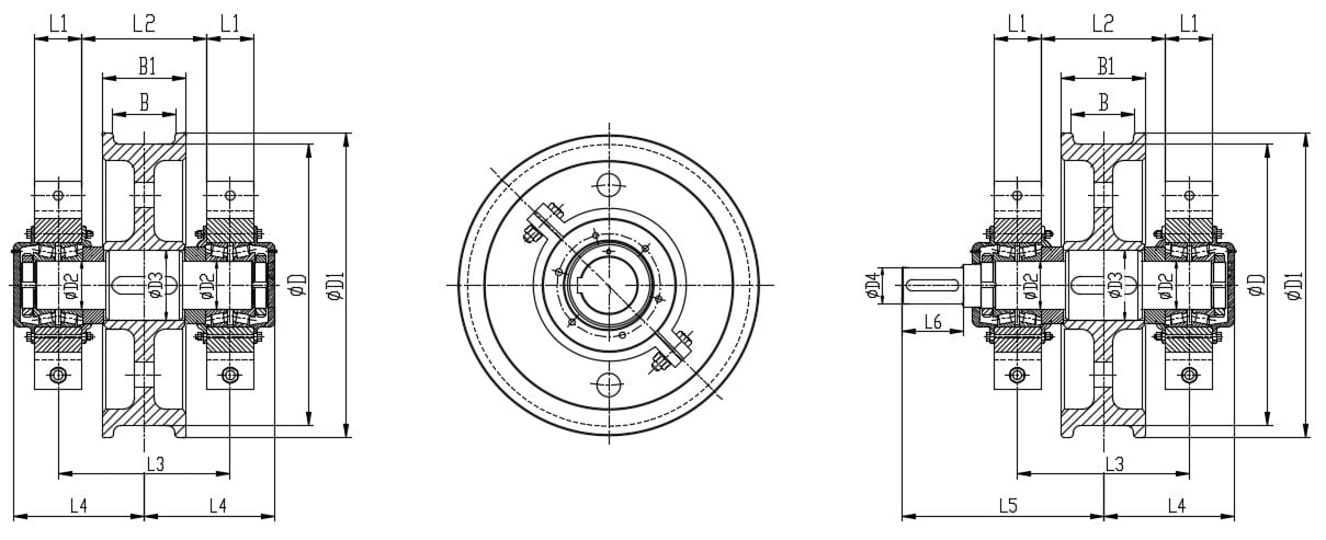 Crane Wheel Block Assembly Tillverkare i Kina | DGCRANE