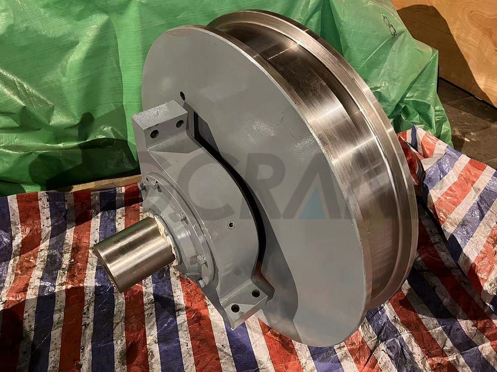 4 Sets Crane Wheel Assemblies Delivered To Poland | DGCRANE
