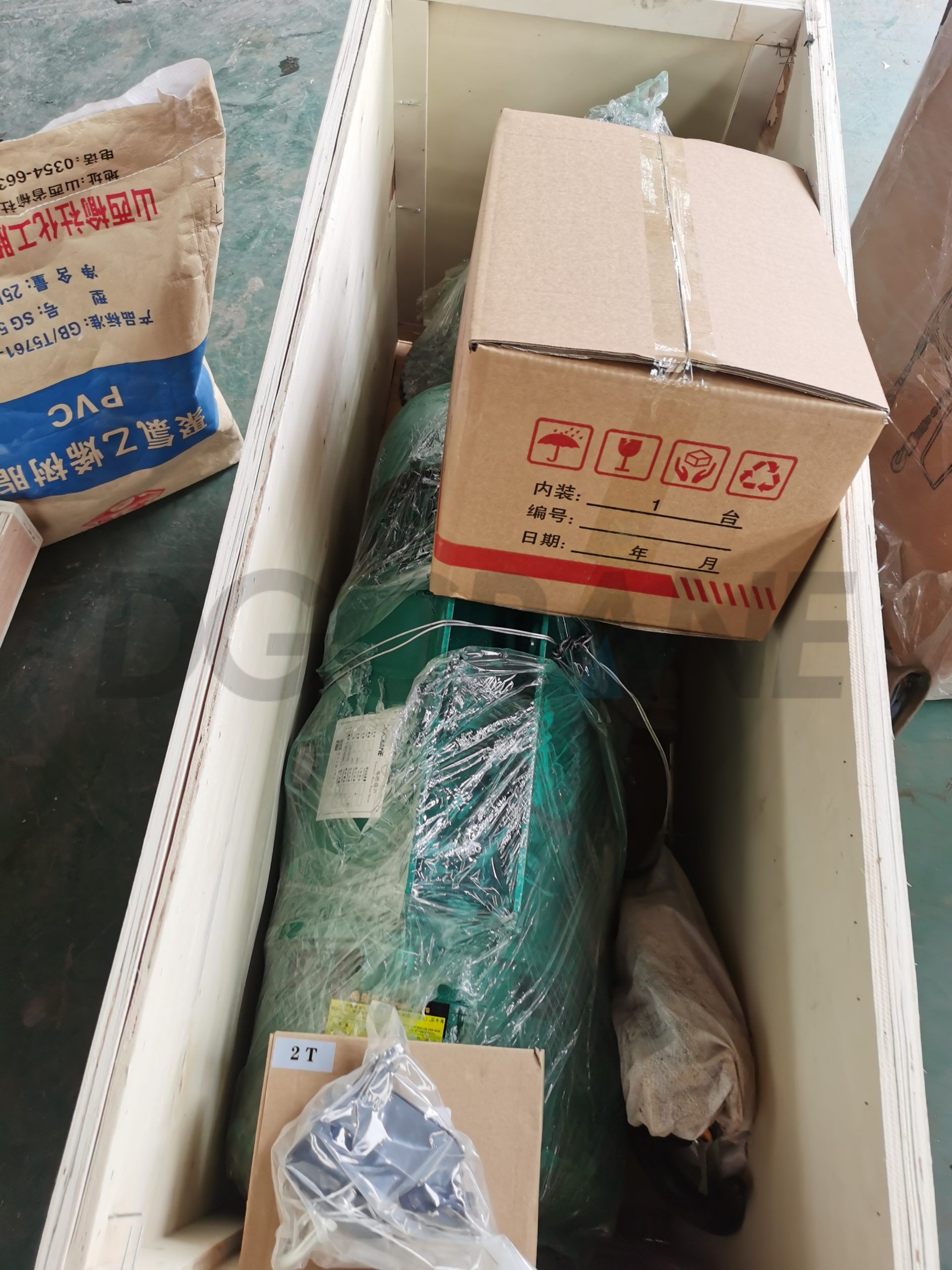 LD 2T enkelbalks traverskran levererad till Filippinerna | DGCRANE