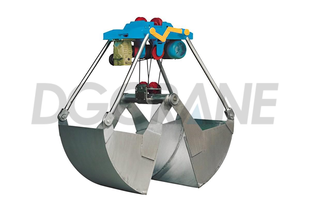 Electric Stainless Steel Grab Bucket Manufacturer In China | DGCRANE