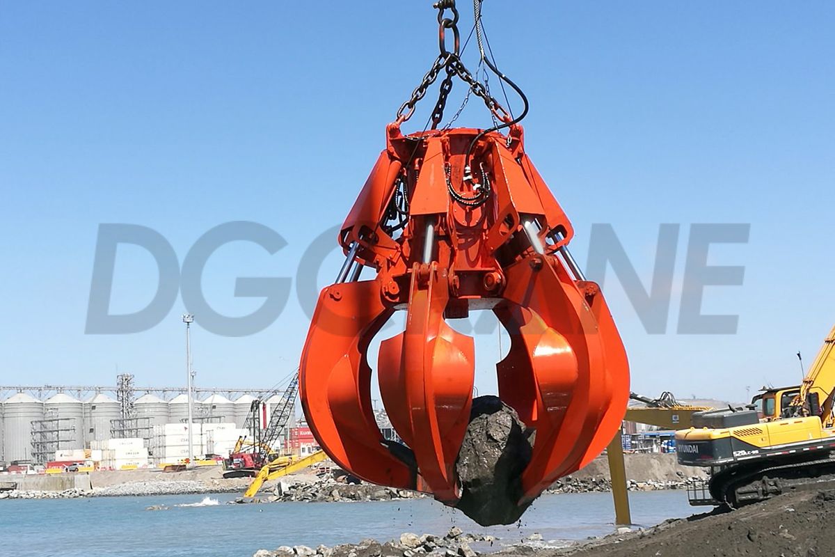Hydraulic Grab Bucket Manufacturer in China | DGCRANE