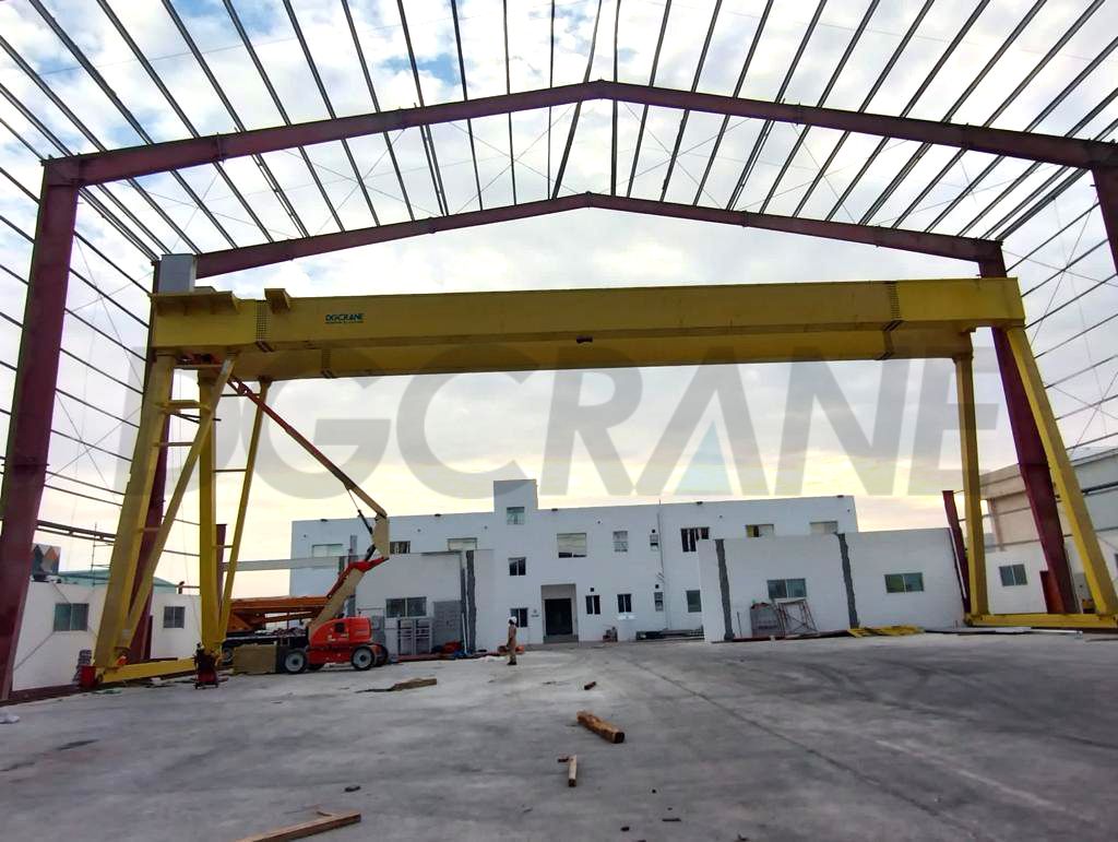 25 Ton MG Double Girder Gantry Crane Delivered To Qatar | DGCRANE 25 Ton MG Double Girder Gantry Crane Delivered To Qatar | DGCRANE