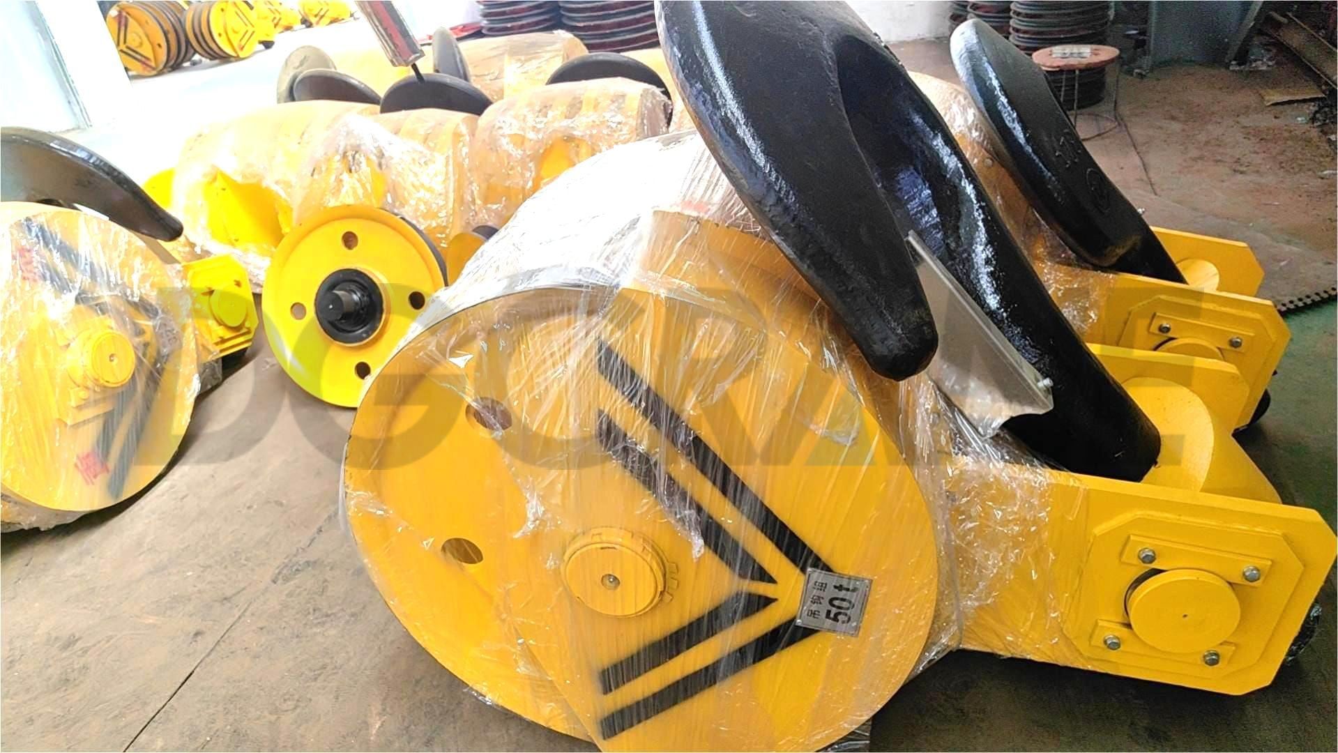 50 Ton And 30 Ton Crane Hook Assemblies Exported To Armenia | DGCRANE