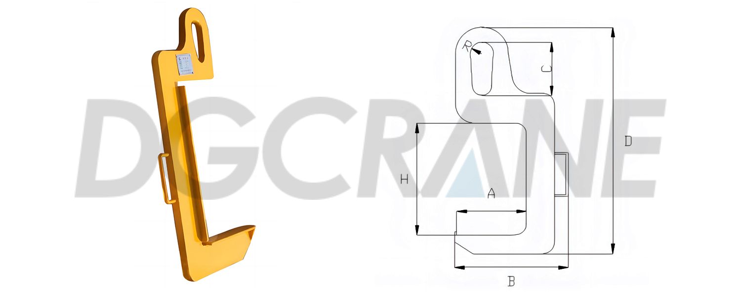 Cost Effective Overhead Crane C Hooks for Steel Coil Lifting and Container Loading and Unloading ...