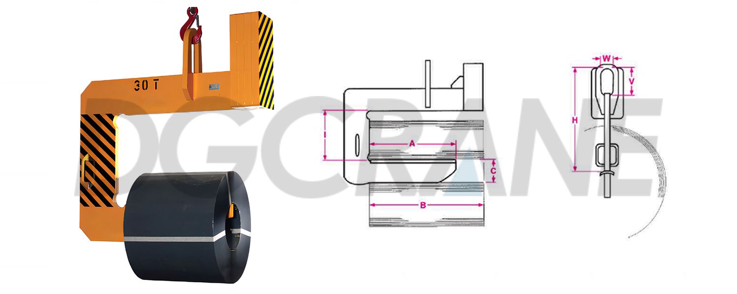 Cost Effective Overhead Crane C Hooks for Steel Coil Lifting and ...
