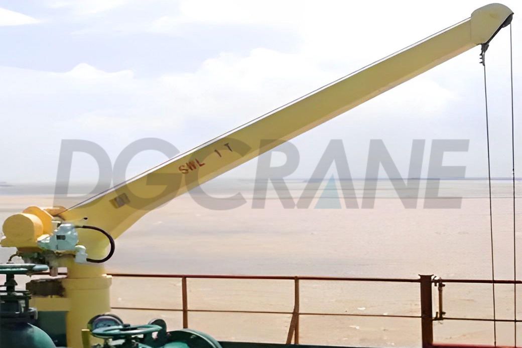 Yacht Davit Crane Manufacturer In China | DGCRANE