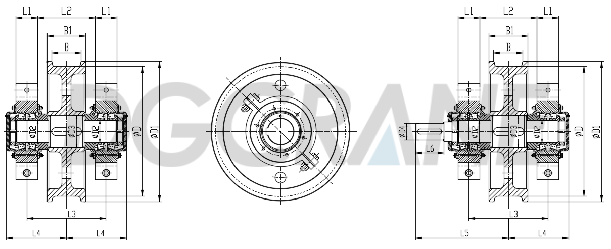 Port Crane Wheels For Harbour Crane Manufacturer In China | DGCRANE