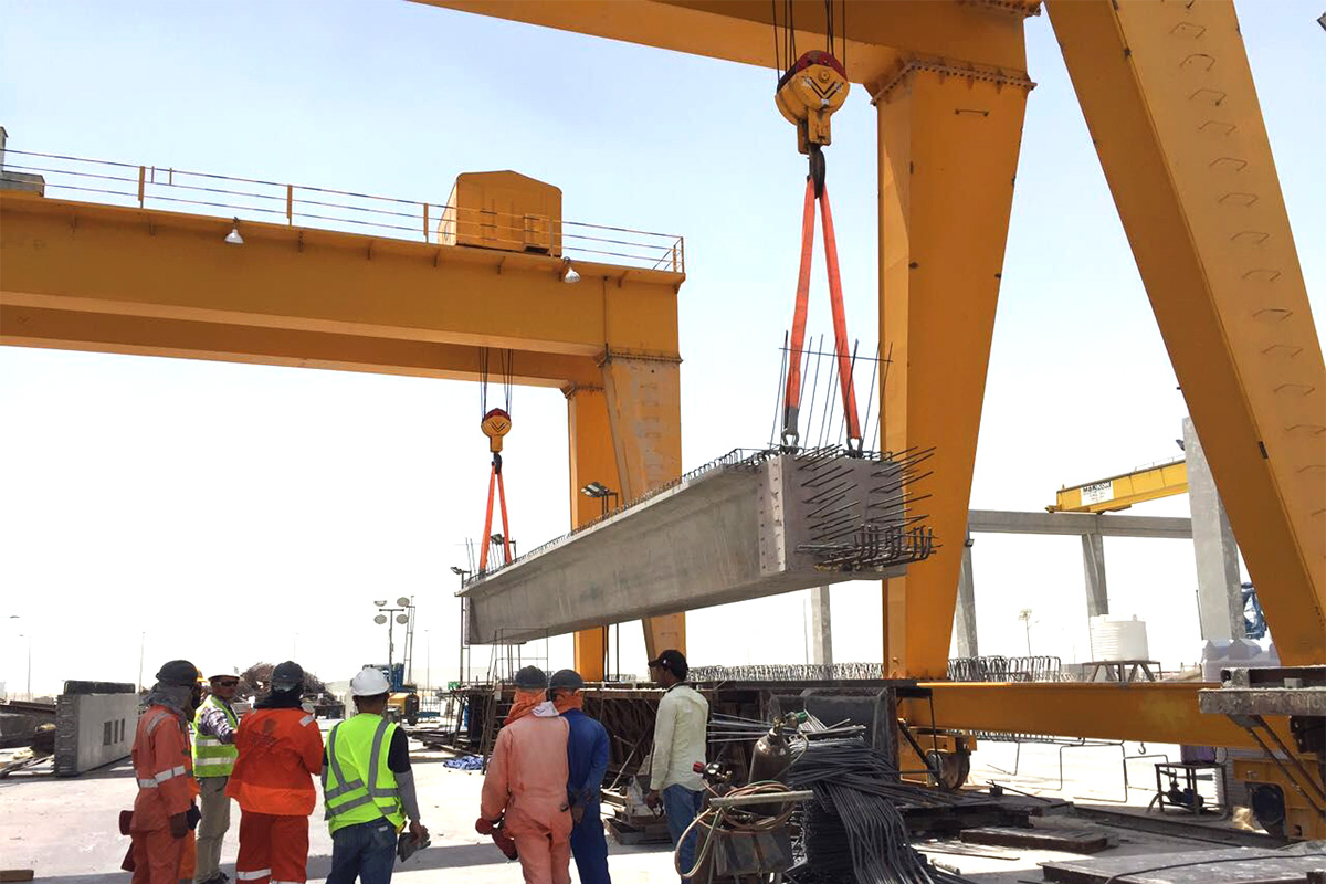 Casting Yard Gantry Cranes Manufacturer In China | DGCRANE