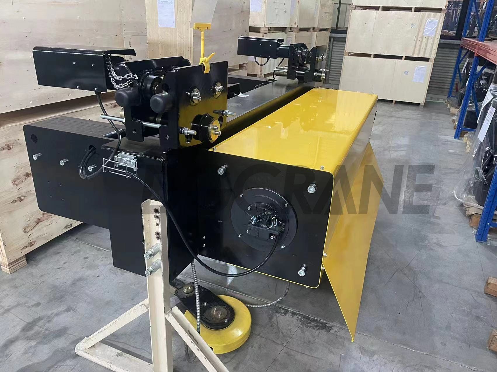 European Type Wire Rope Hoist With High Lifting Height For Bhutan Customer | DGCRANE