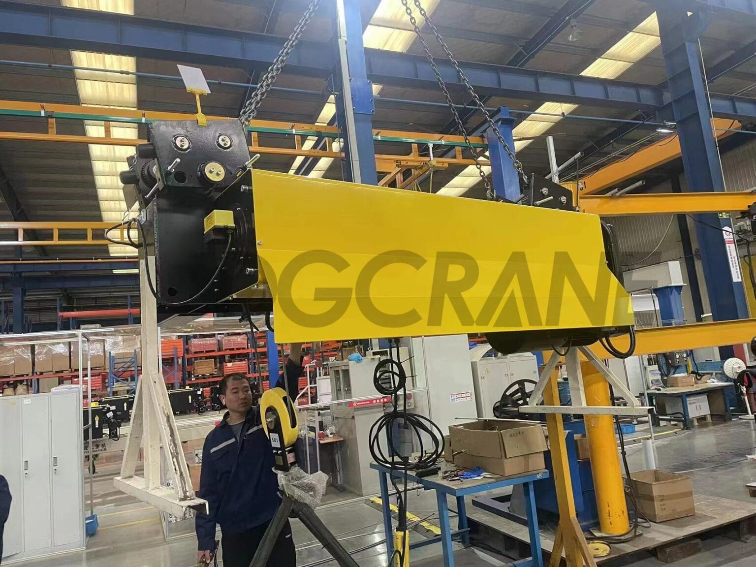 European Type Wire Rope Hoist With High Lifting Height For Bhutan Customer | DGCRANE