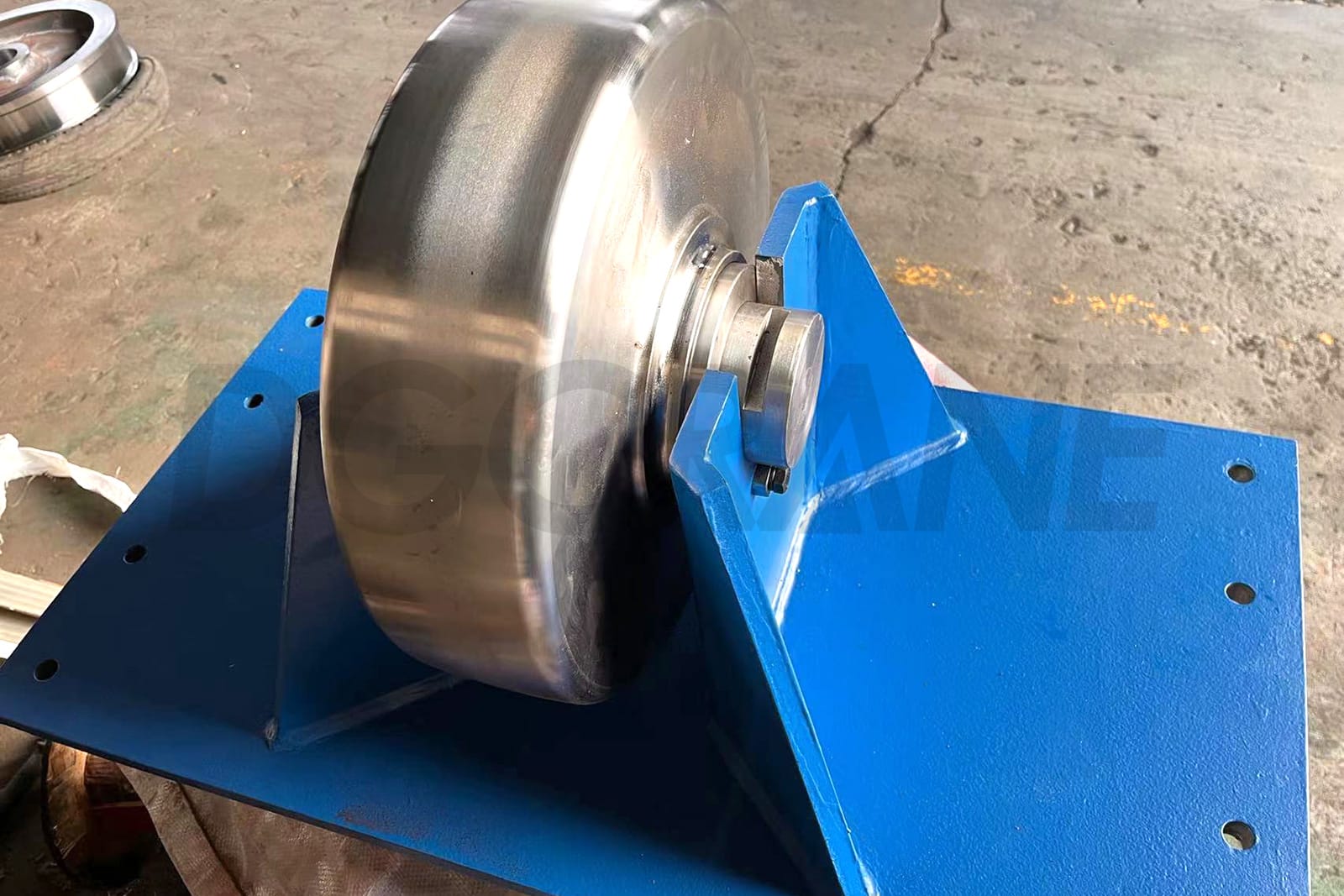 4pcs of Ø450 Forged wheel Frame exported to Thailand | DGCRANE