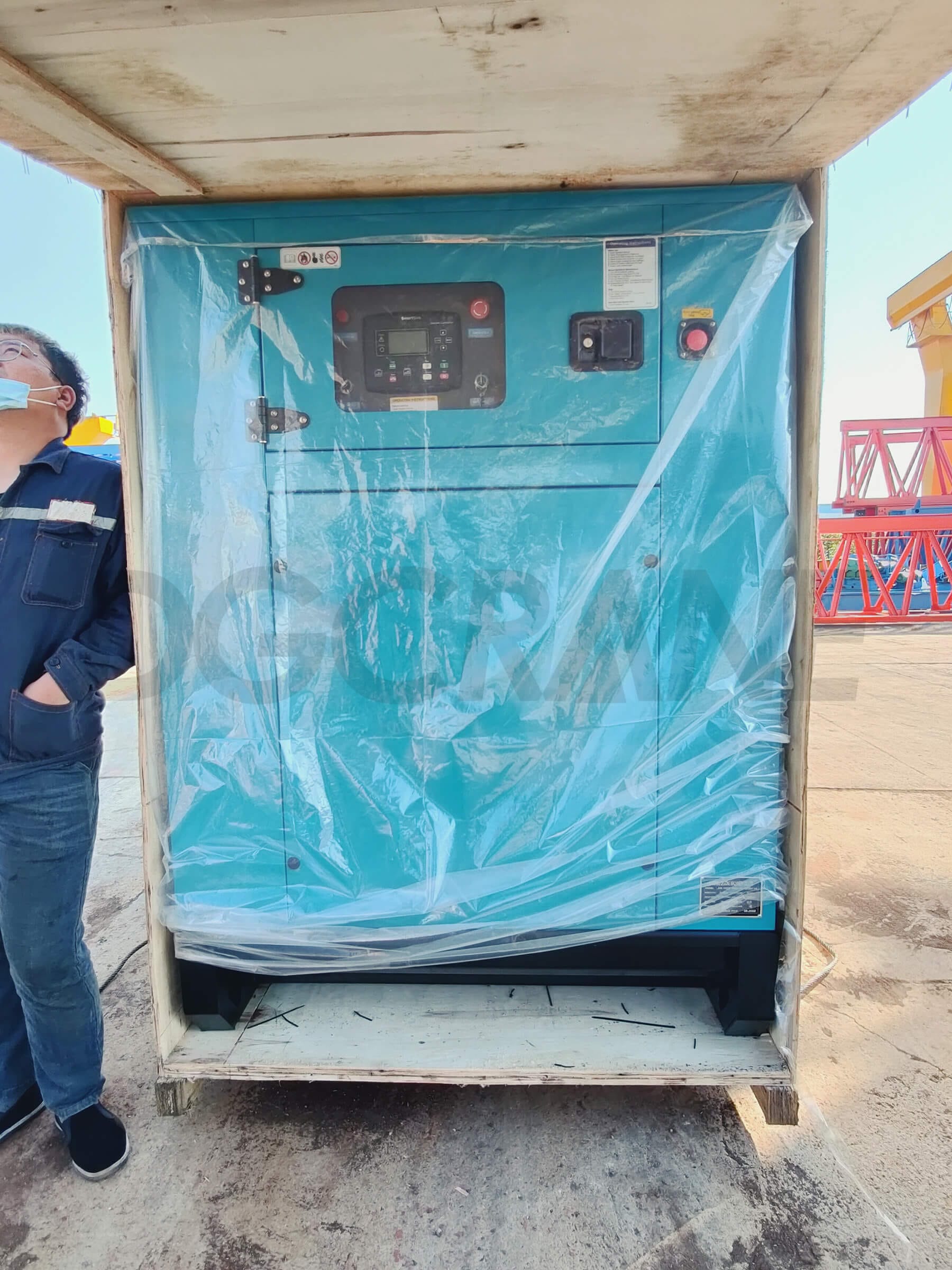 30T dubbelbalks portalkran exporterad till Argentina | DGCRANE