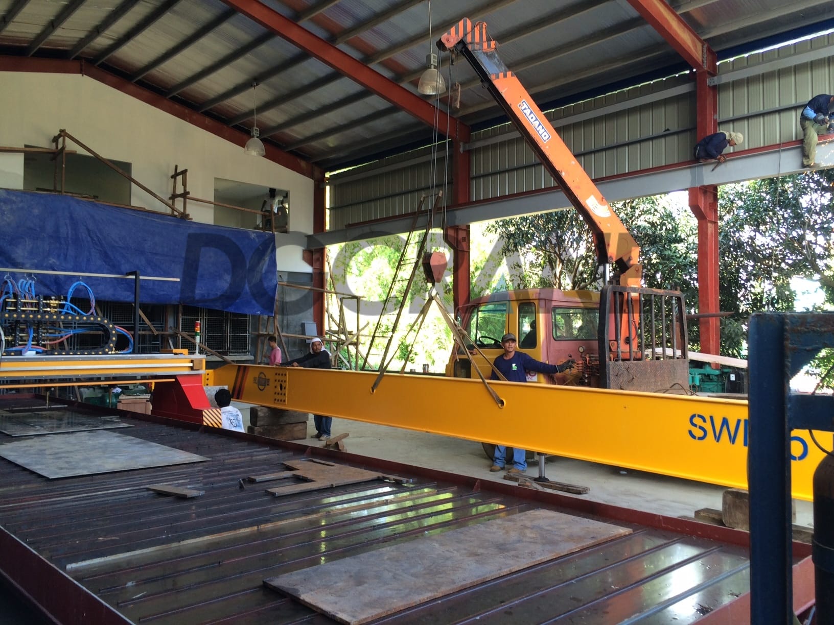 单梁桥式起重机的组装和安装 | DGCRANE