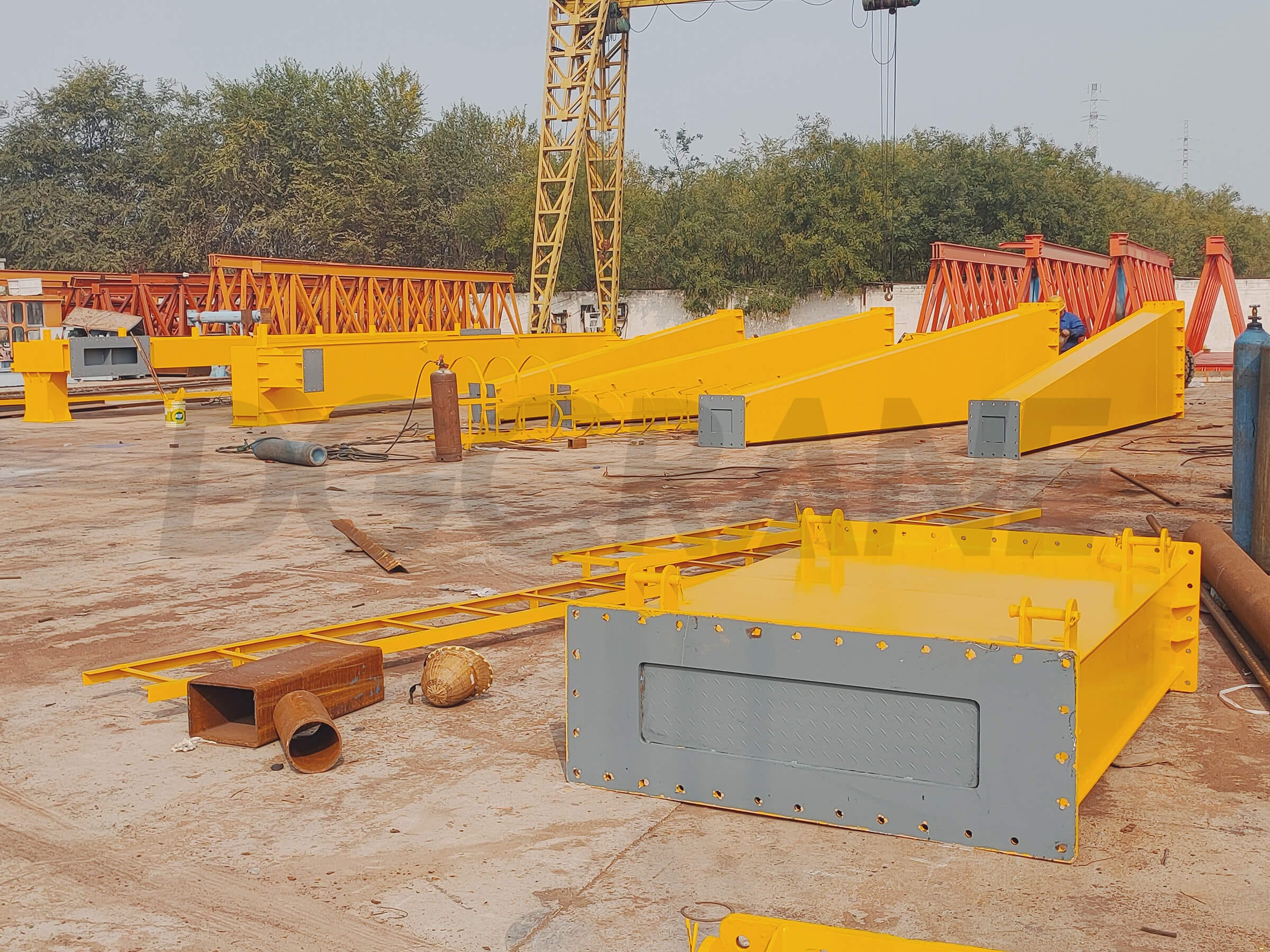 30T dubbelbalks portalkran exporterad till Argentina | DGCRANE