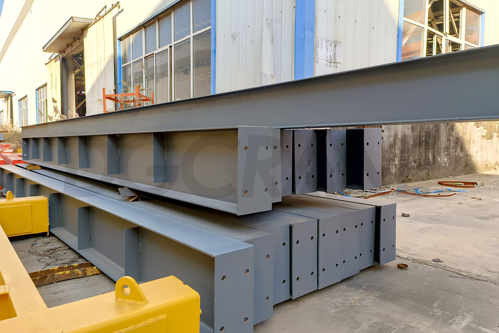 5Ton HD European Type Single Girder Overhead Crane And Steel Structures ...