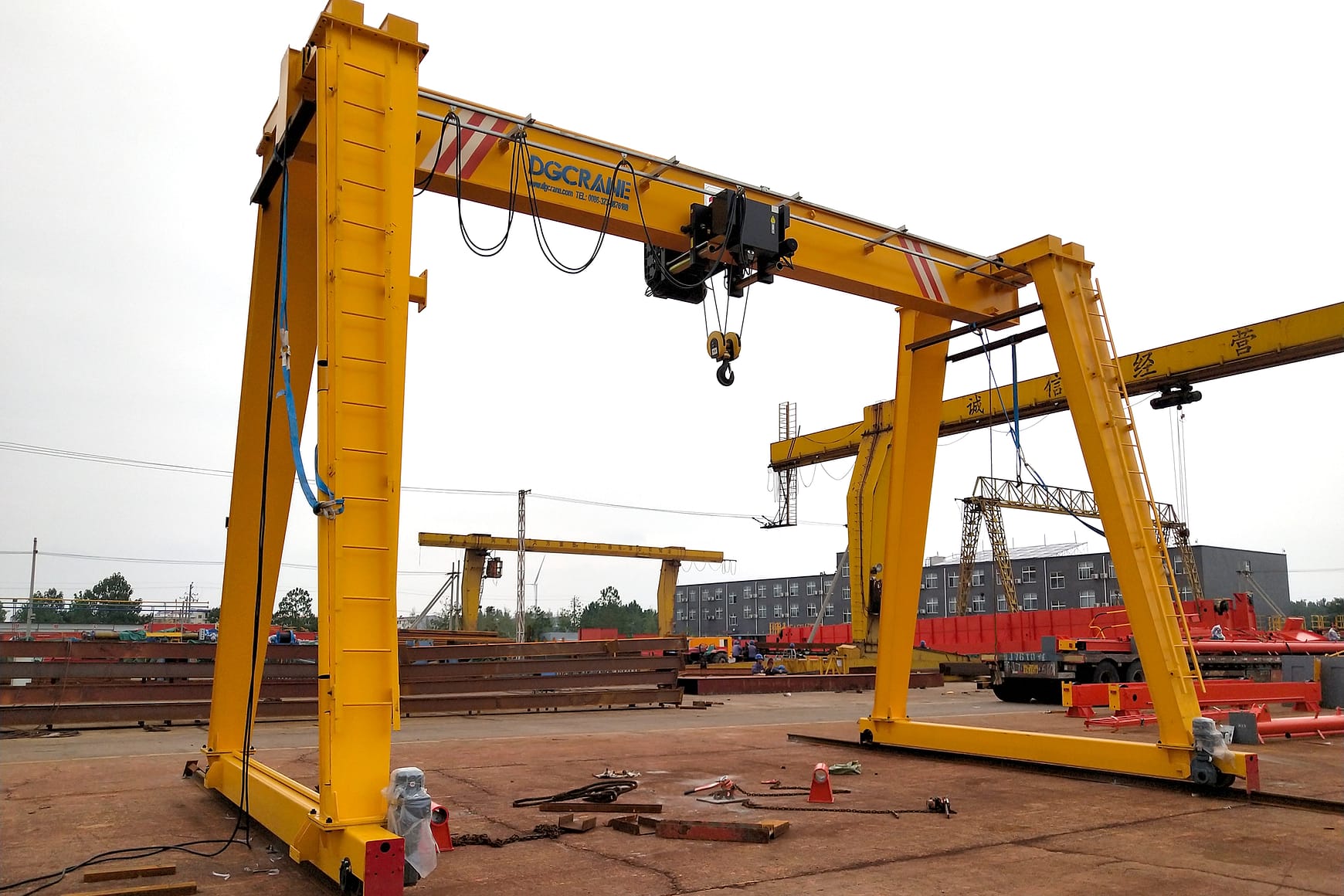 Single Girder Gantry Cranes Price | DGCRANE