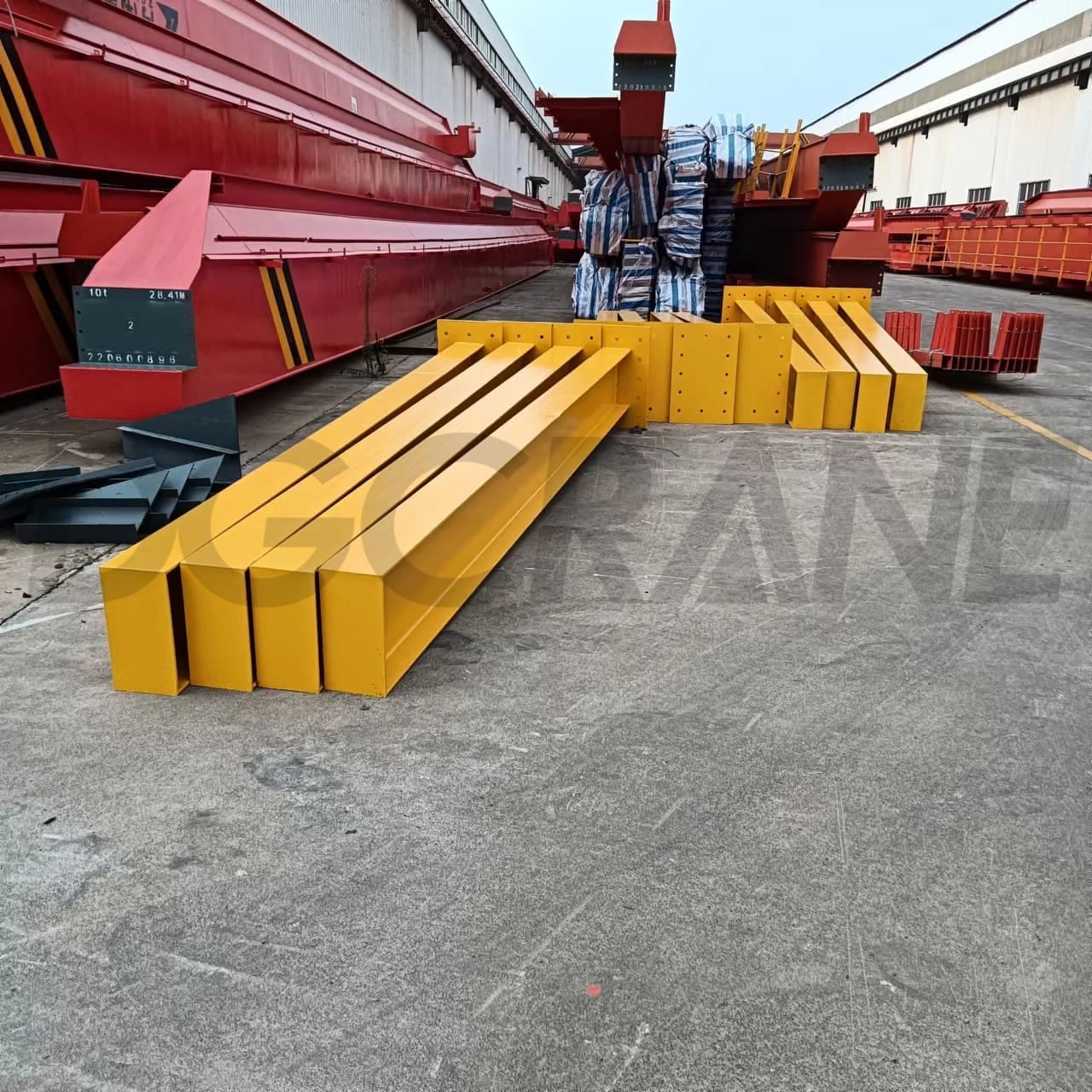 7Ton NLH European Type Double Girder Overhead Crane Exporter to Argentina | DGCRANE