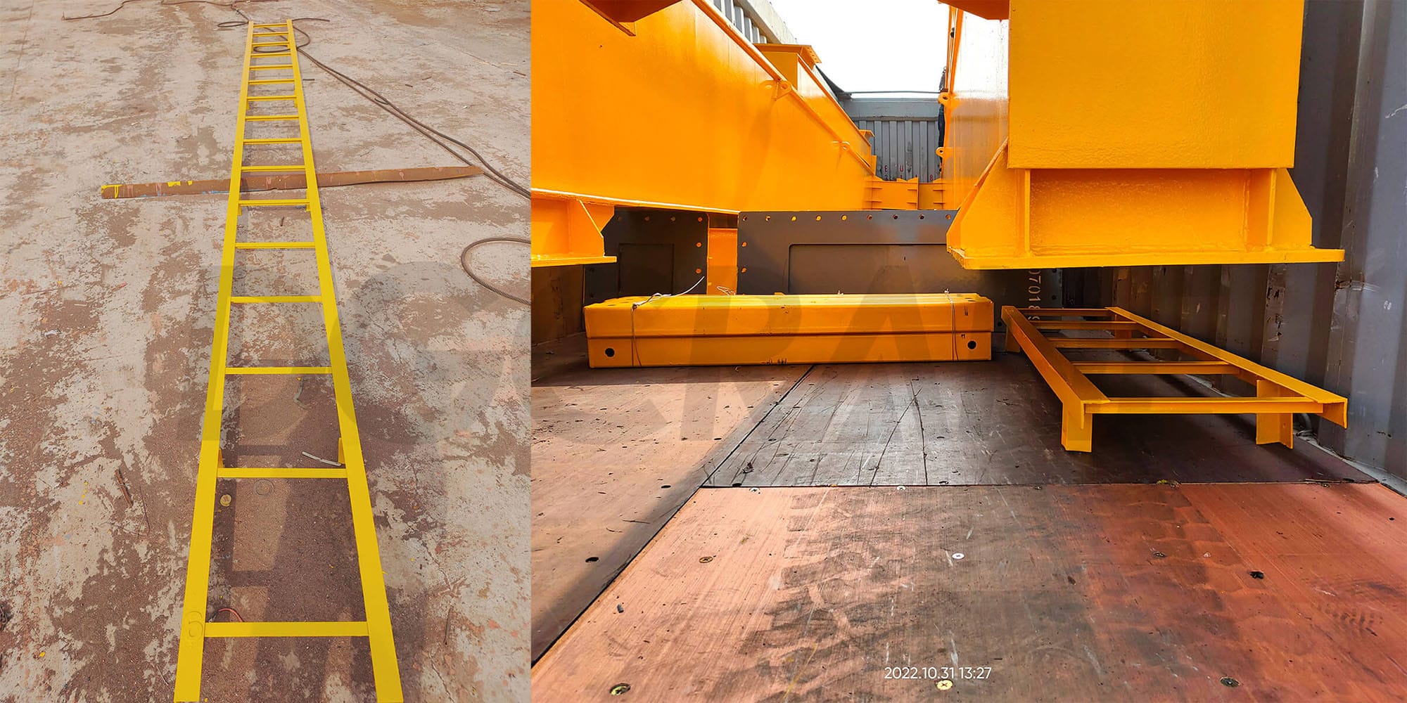 30T dubbelbalks portalkran exporterad till Argentina | DGCRANE