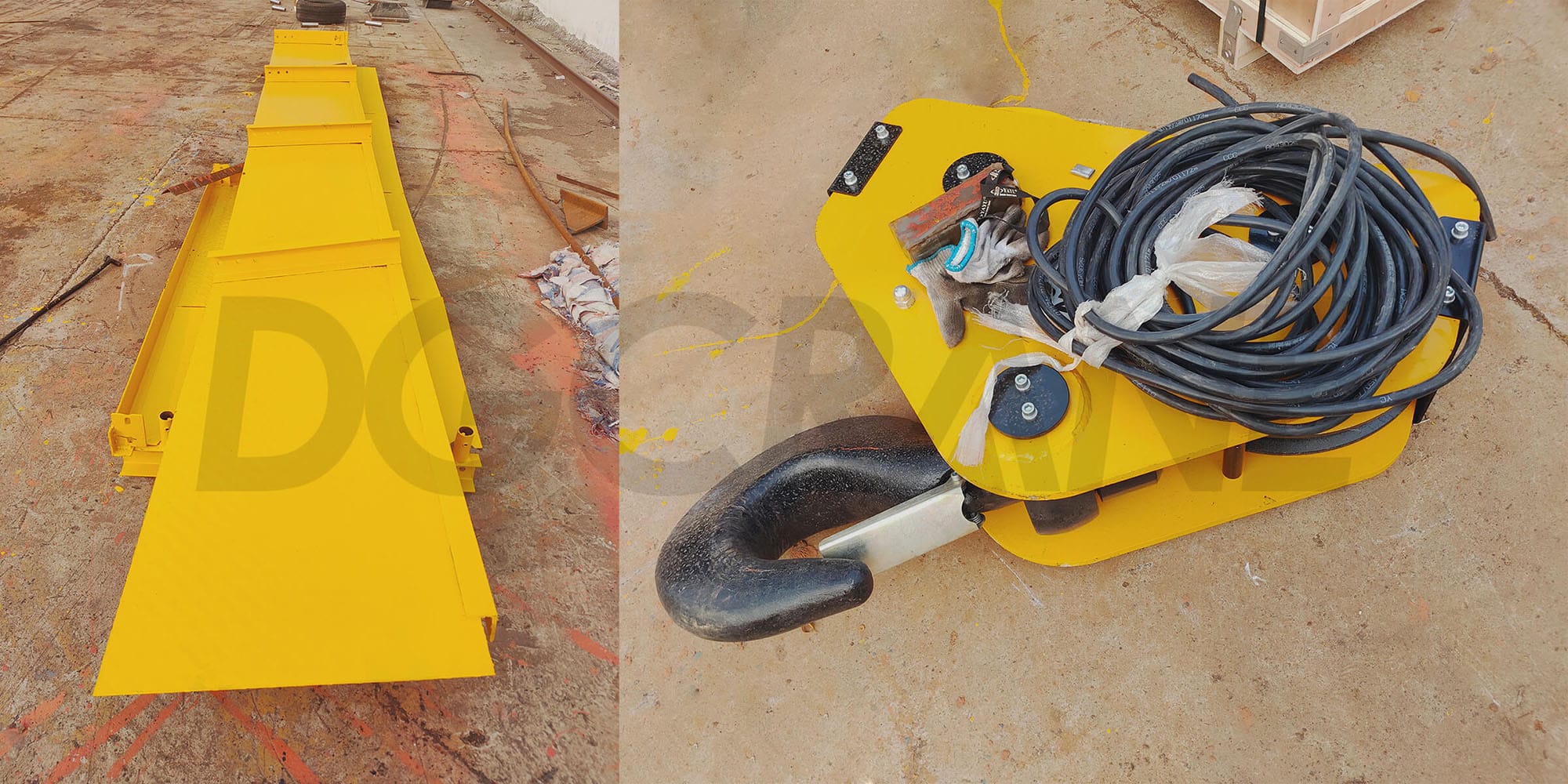 30T dubbelbalks portalkran exporterad till Argentina | DGCRANE