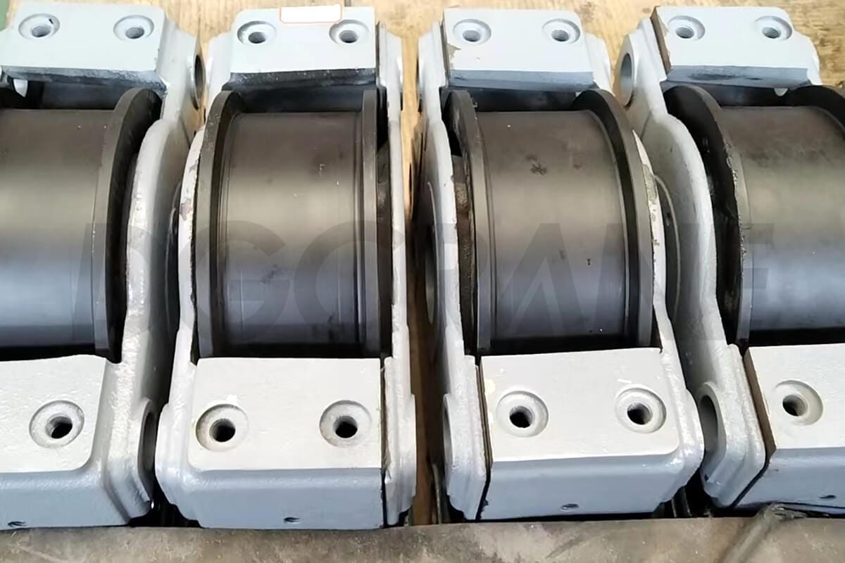 4 sets of 250mm DRS wheel with motor exported to Mongolia | DGCRANE